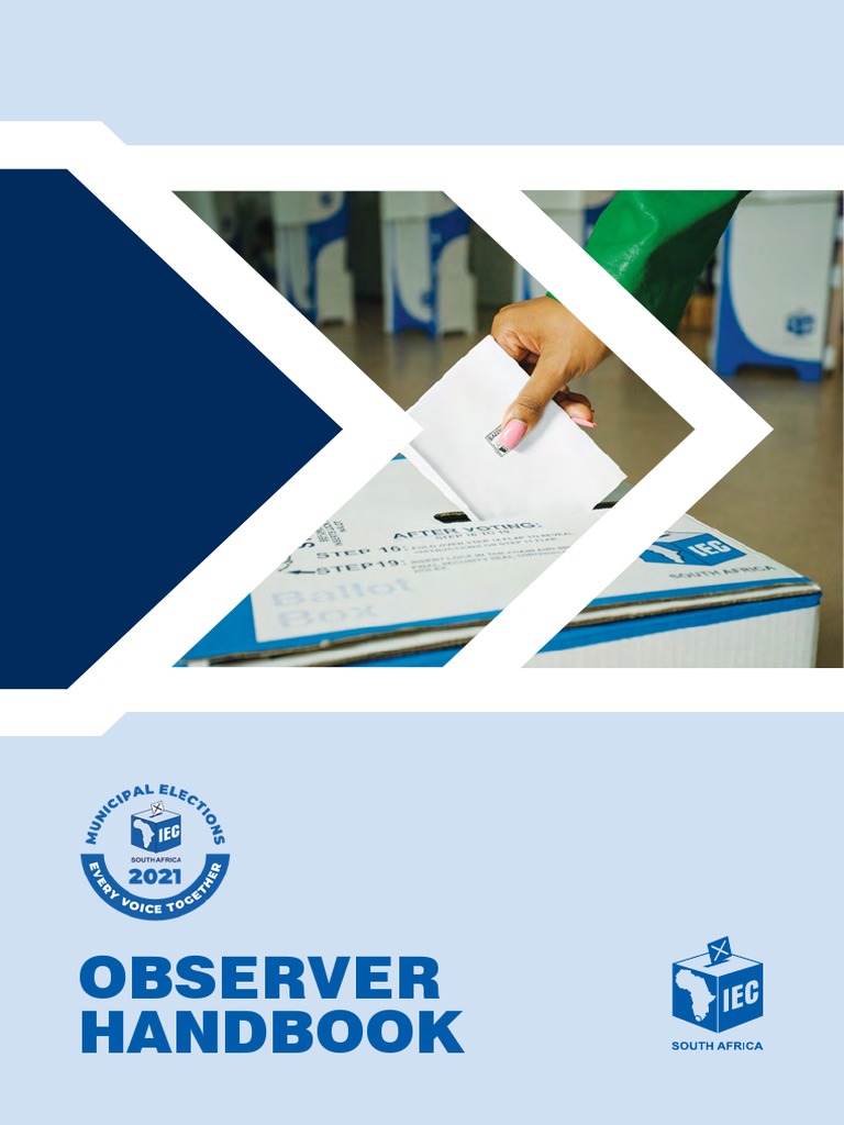 2021 Observer Handbook Guide Digital | PDF | Elections | Voting