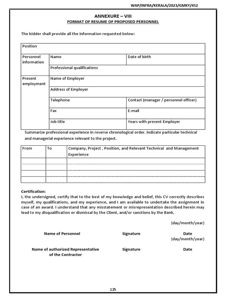 Annexure VIII - WAPCOS | PDF