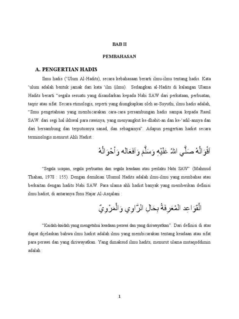 Sejarah Penghimpunan Hadis 7 | PDF | Filsafat | Sejarah