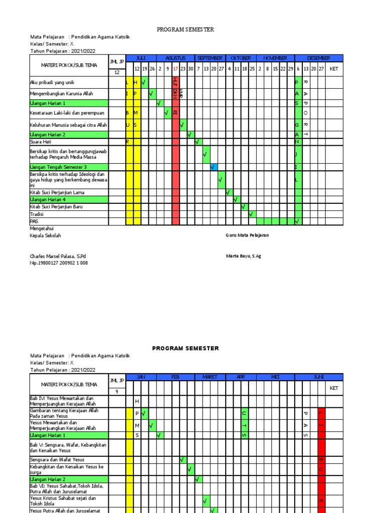 Prosem Kelas X 2021 | PDF
