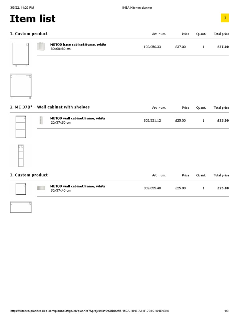 IKEA Kitchen FINAL | PDF | Cabinetry | Countertop