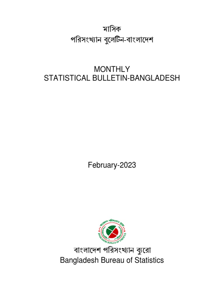Monthly Statistical Bulletin-Feb-2023 | PDF | Gross Domestic Product ...