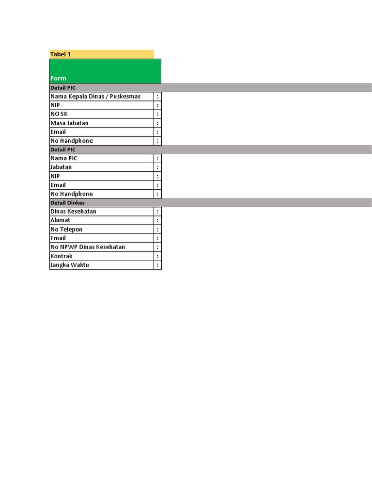 Form - Data - Pelanggan - 2023 Puskesmas Pelauw | PDF