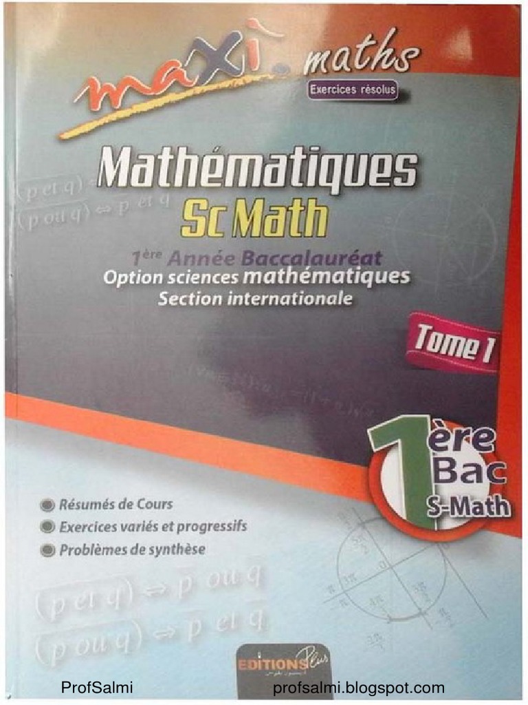 Maxi-Math 1bacsm - Profsalmi | PDF