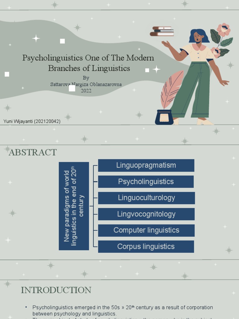 Psycholinguistic Task | PDF | Psycholinguistics | Linguistics