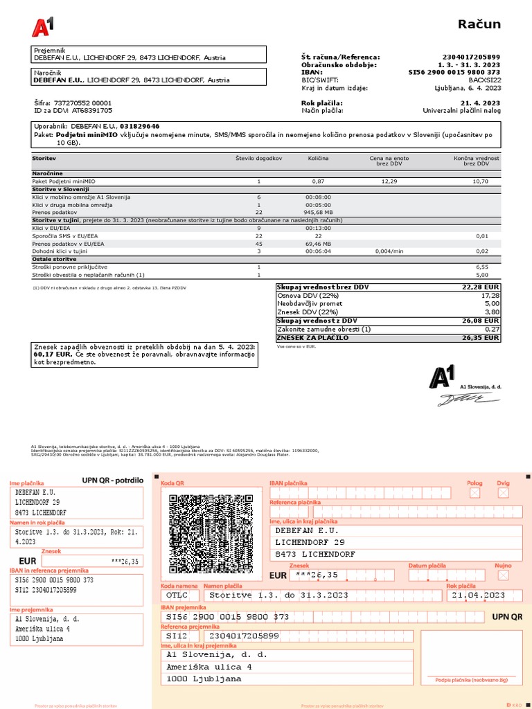 Racun 2304017205899 | PDF