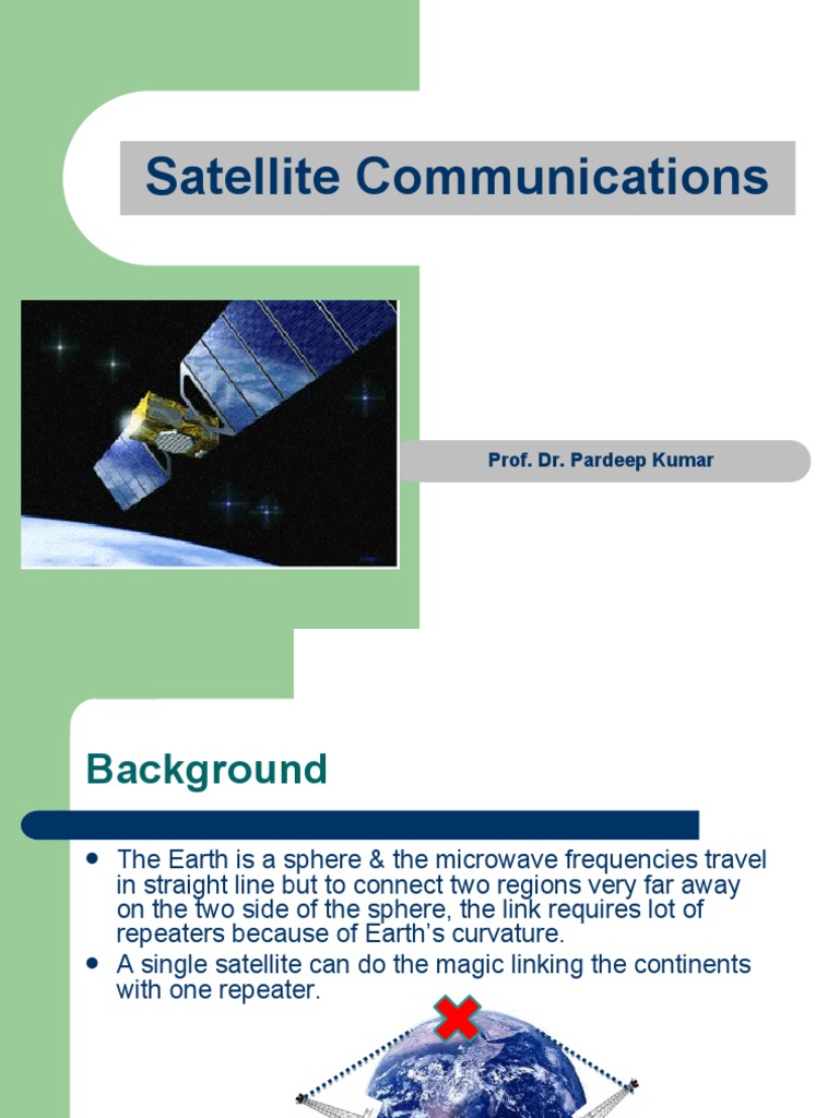 Overview of Satellite Communications | PDF | Communications Satellite | Channel Access Method