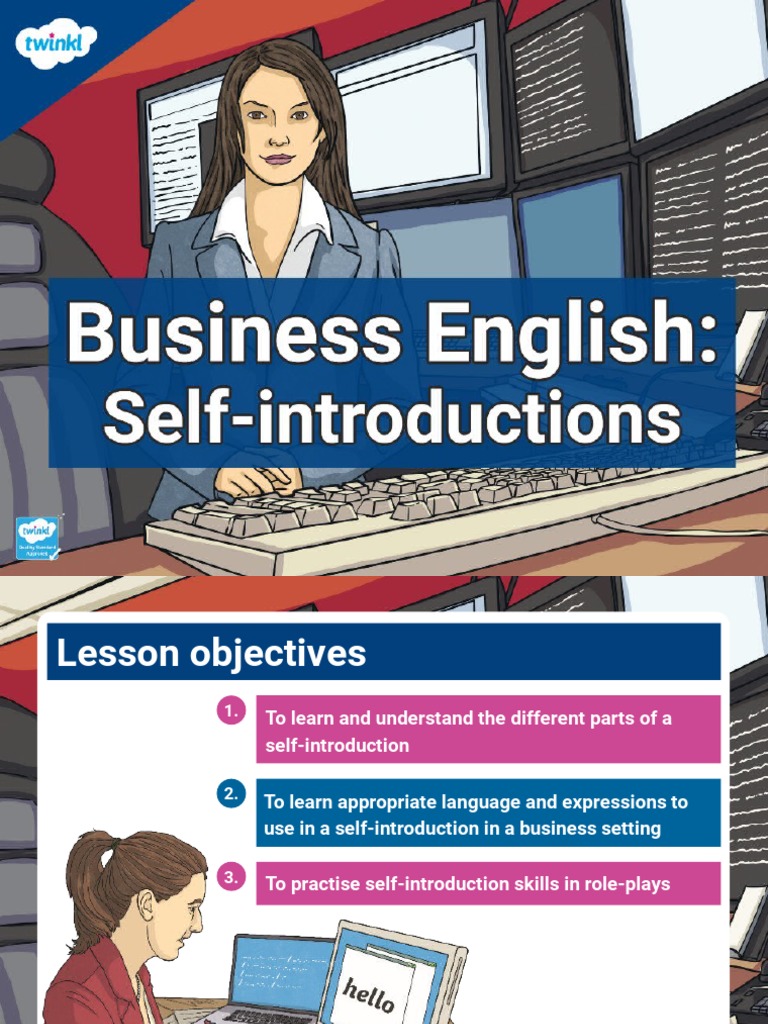 Esl Business English Self Introductions Role Play Activites Adults A2 ...
