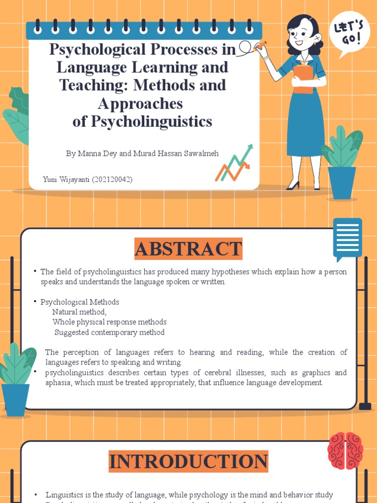 Psycholinguistics in Language Learning | PDF | Psycholinguistics ...