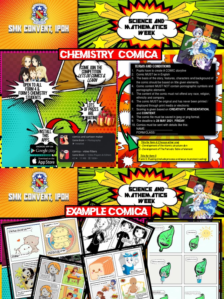 Chemistry Comica Competition | PDF