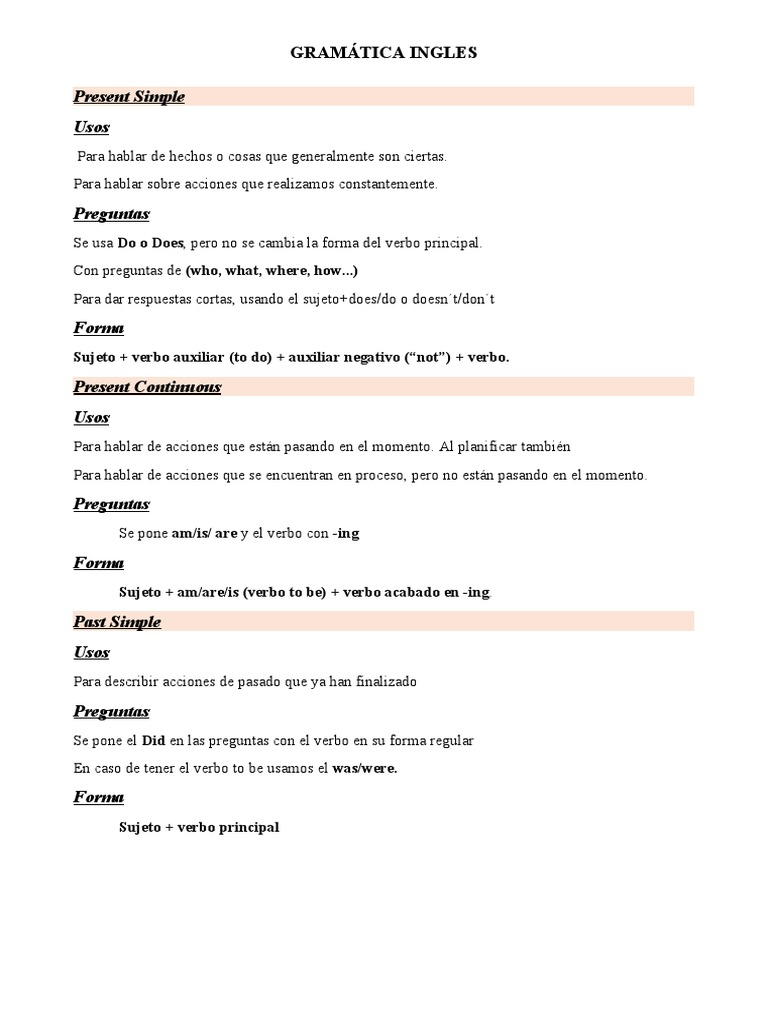 Gramatica Ingles | PDF | Ciencia cognitiva | Sintaxis