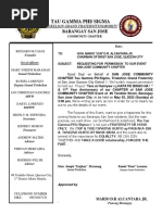 Solicitation Letter Sample Template For Pageant | PDF