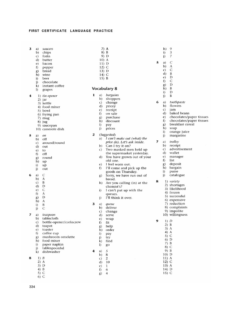 First Certificate Language Practice With Key 35 - 268372 | PDF ...