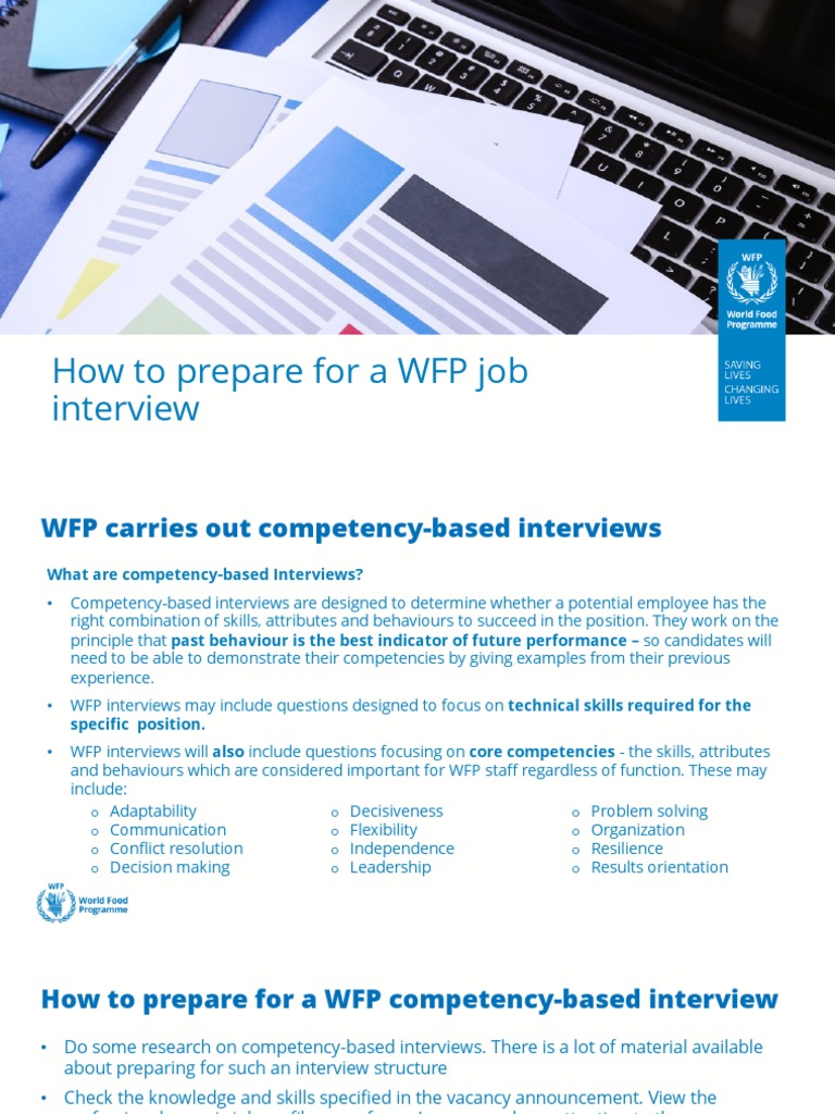 Preparing for WFP Job Interviews | PDF | Competence (Human Resources ...