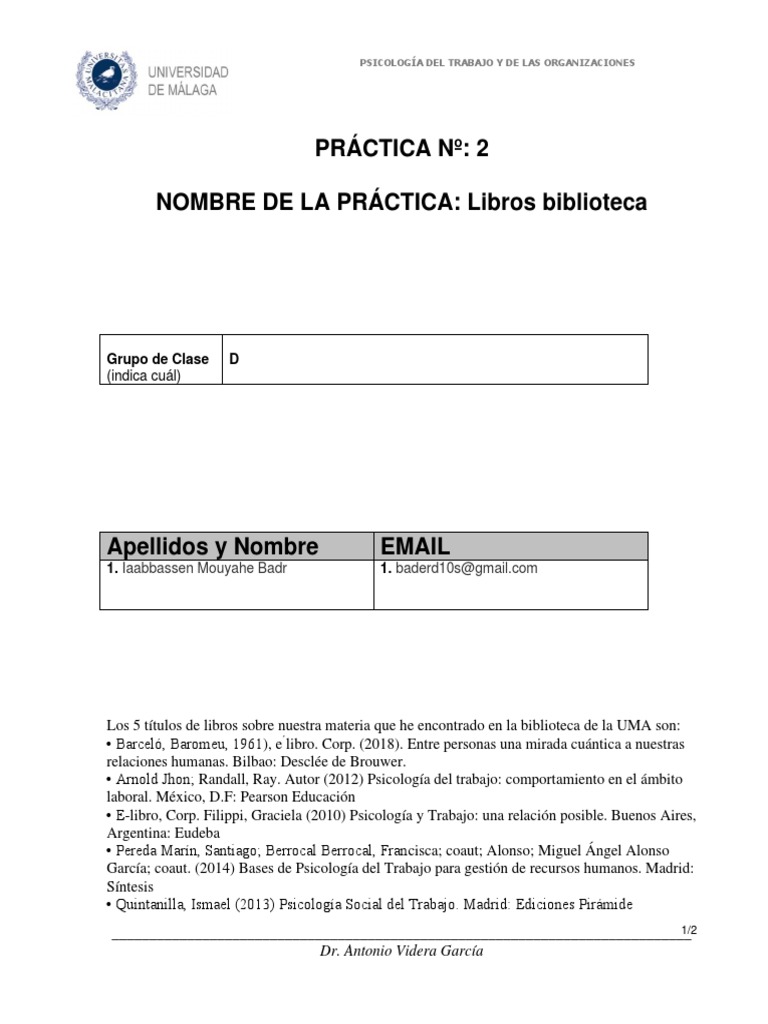 Actividad Práctica 2 | PDF | Sicología | Psicología Social