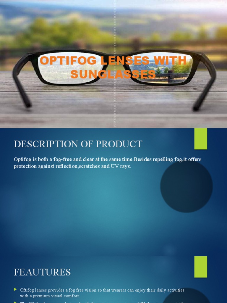 Optifog Lenses With Sunglasses Elaiza Files | PDF | Sunglasses | Glasses