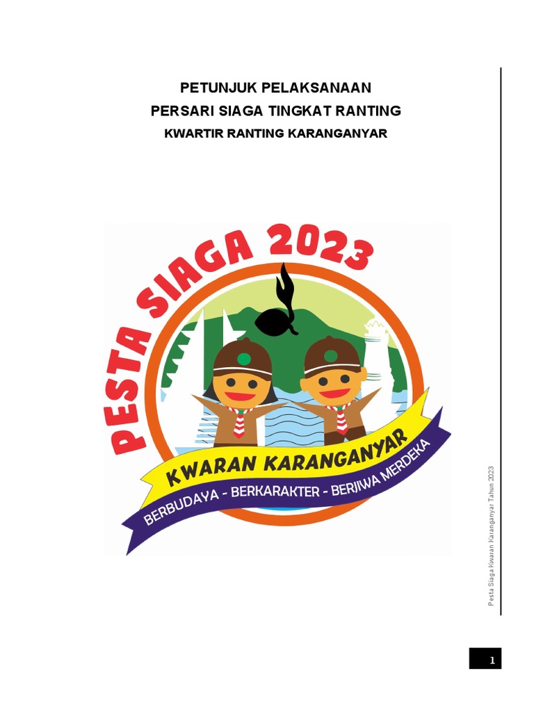 Juklak Pesta Siaga Kwaran Kra 2023 | PDF