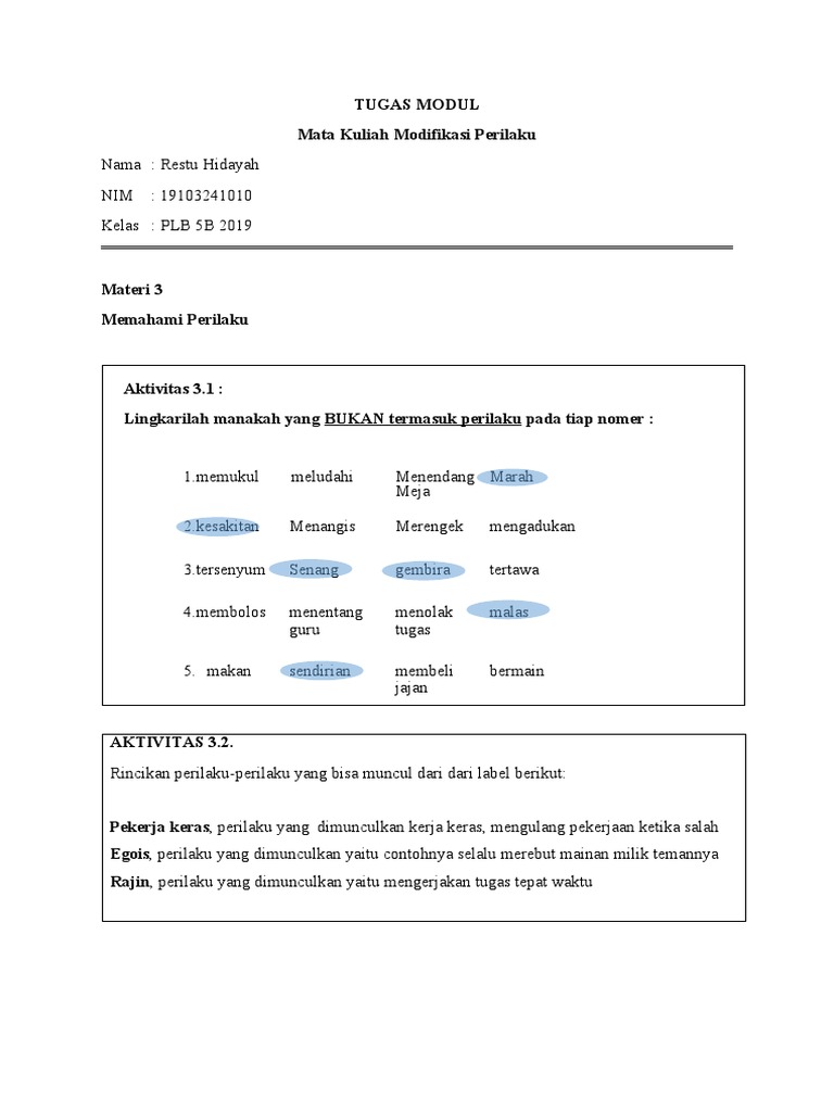 Tugas Modul 3 | PDF