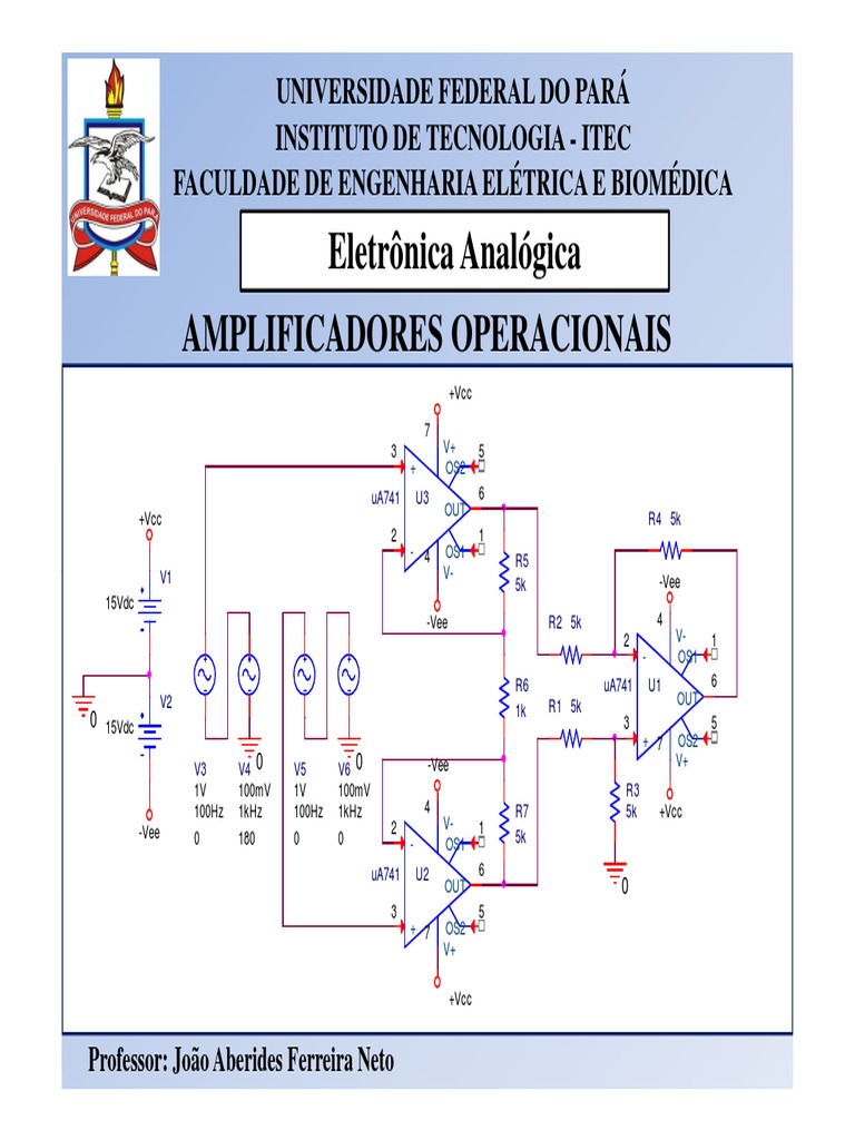 Amp - Op - Circuitos Lineares | PDF | Amplificador operacional ...