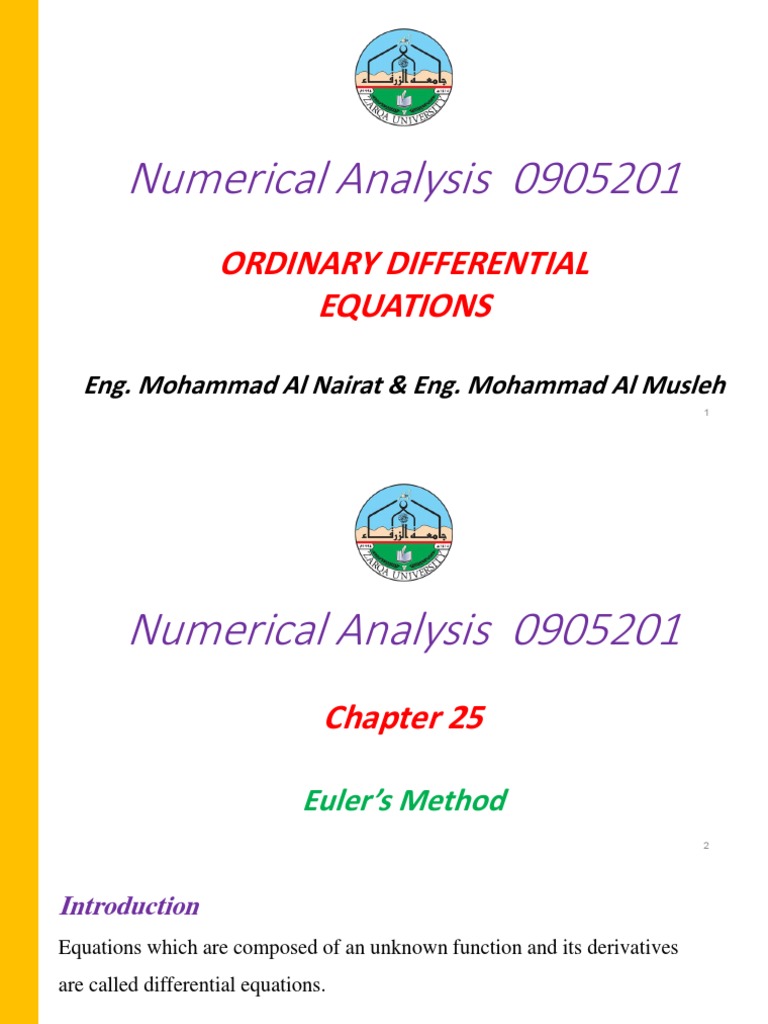 16 Ordinary Differential Equations | PDF | Differential Equations ...