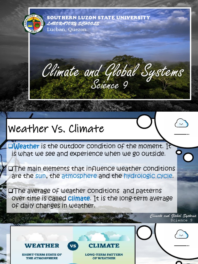 ClimateGlobalSystems | PDF | Oceans | Atmospheric Circulation