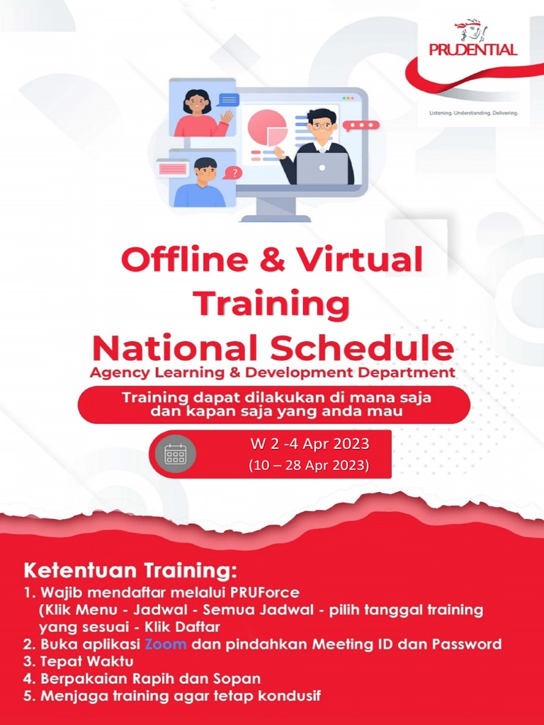 Jadwal Training Nasional (10 - 28 April 2023) | PDF | Computers | Technology & Engineering