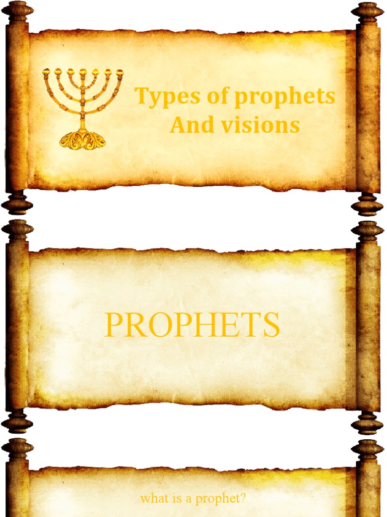 Types of Prophets and Visions | PDF | Prophet | Prophets And Messengers ...