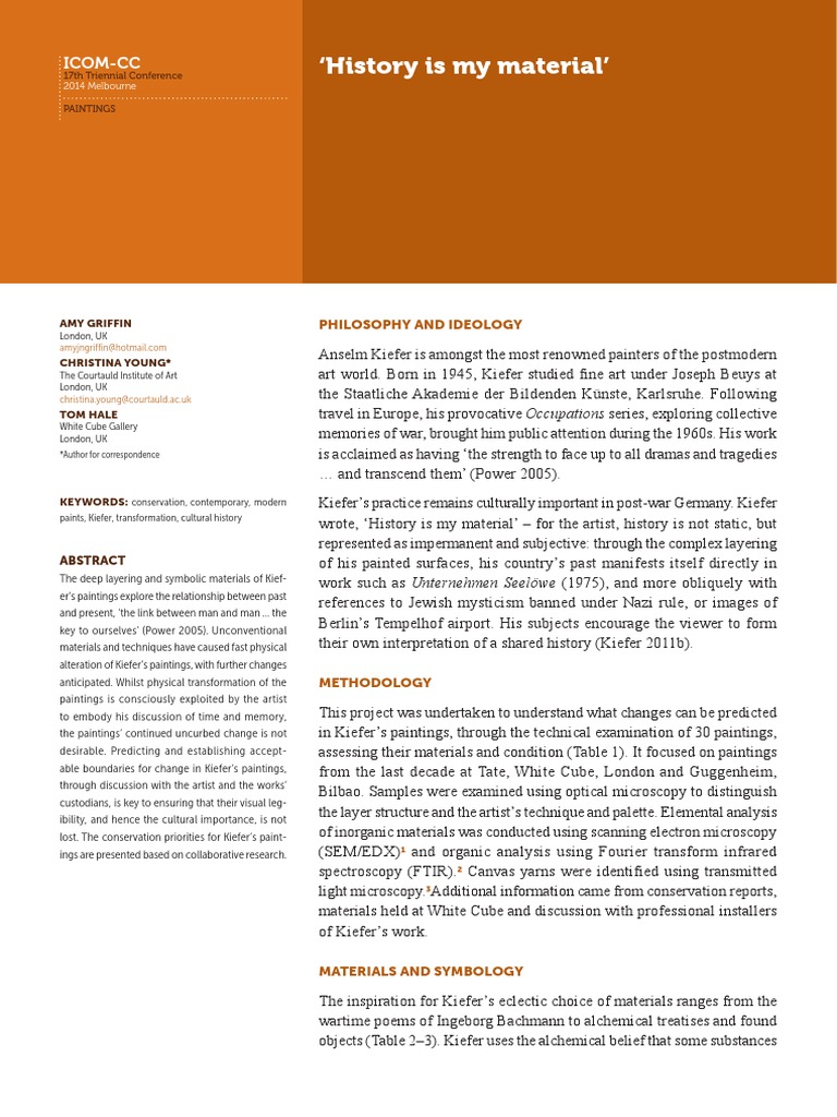 History Is My Material': Icom-Cc | PDF