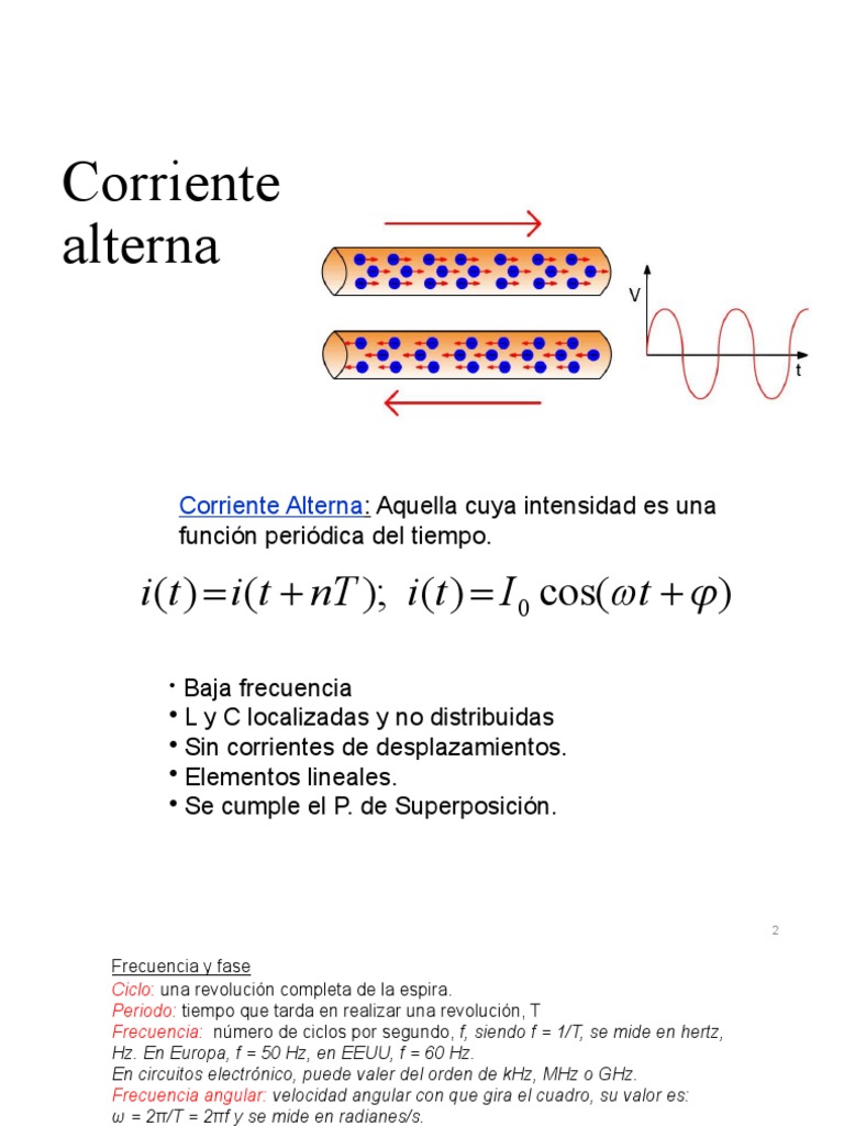 2da Unidad Corriente Alterna CA | PDF | Corriente alterna | Energia ...