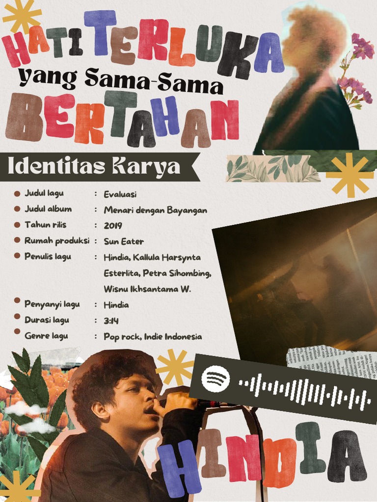 Alicia Carissa - Poster Resensi Lagu (PAS) | PDF