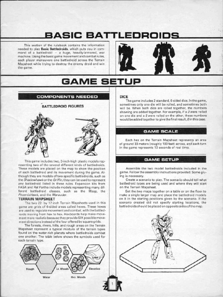 1st Ed Battledroids | PDF