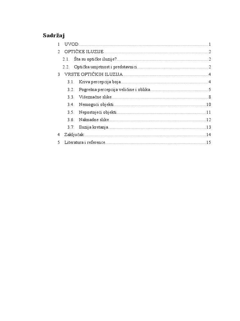 KGID - Optičke Iluzije | PDF