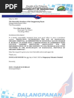 Request Letter To Manage Badminton Court Individual | PDF