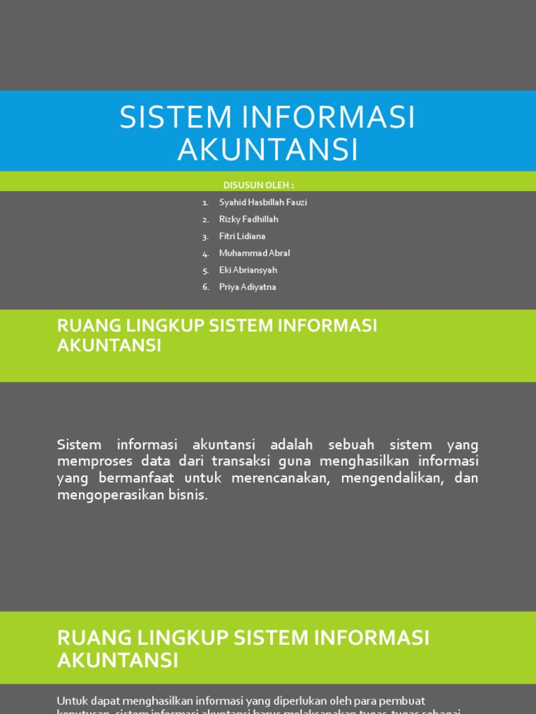 Sistem Informasi Akuntansi | PDF