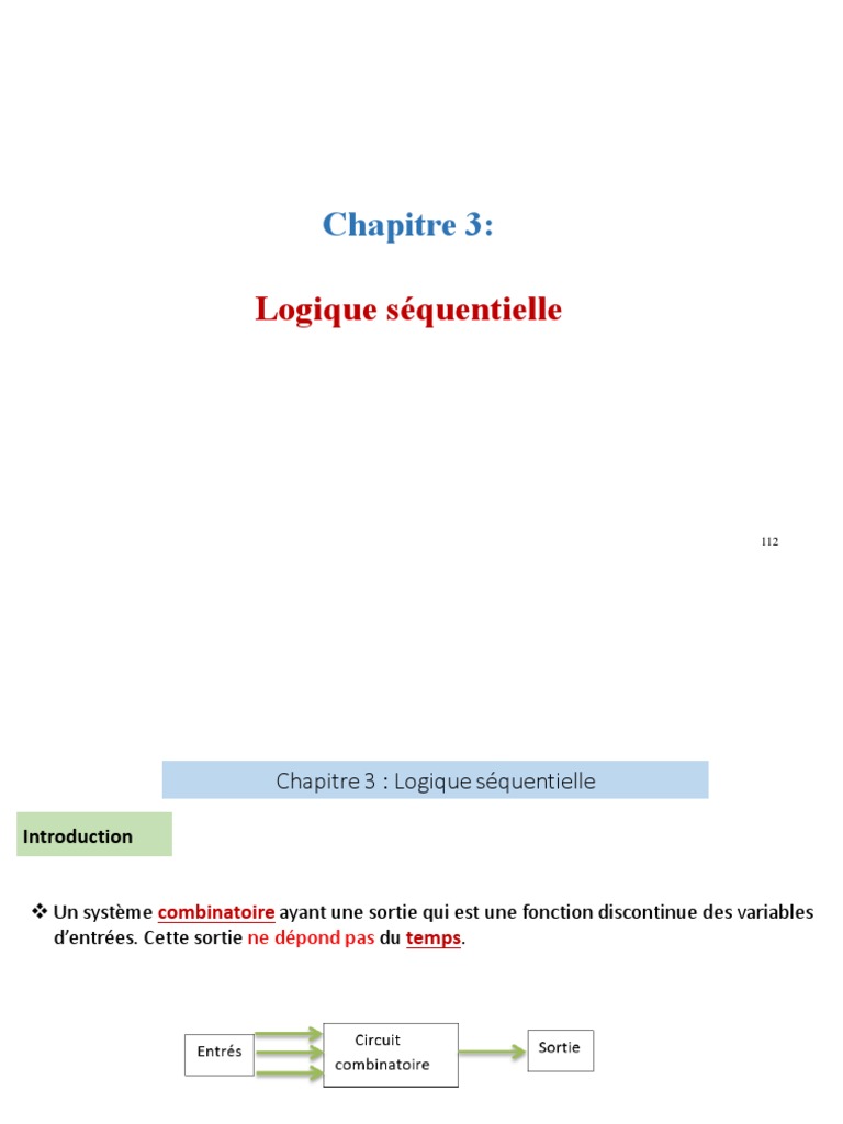Chapitre 3 - Cours - s6 | PDF | Données informatiques | Design électronique
