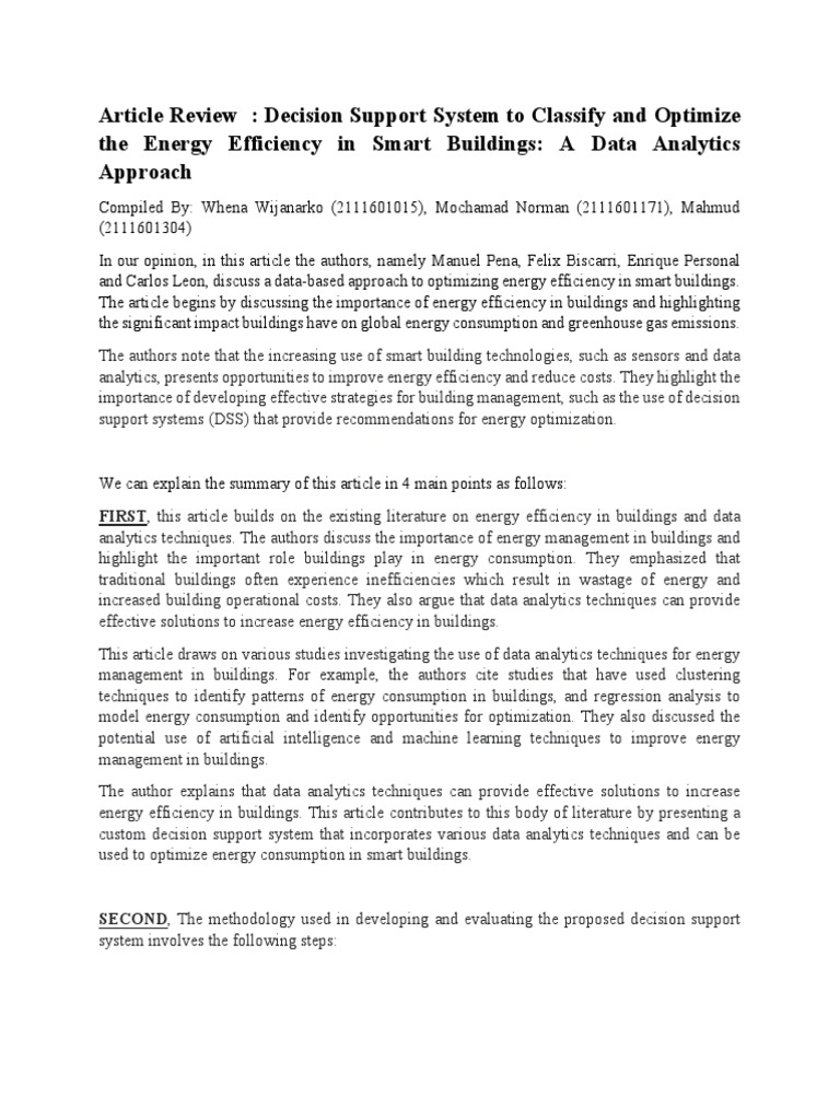 Kel-1 Assignment 1 - ENG | PDF | Analytics | Data Analysis