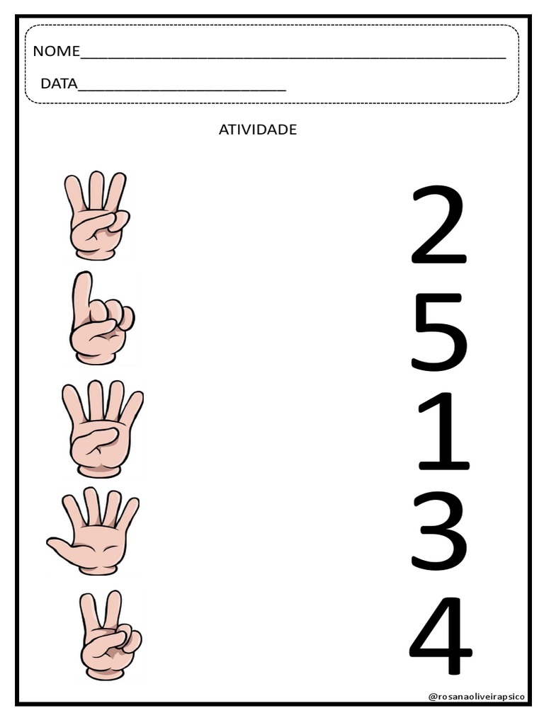 Ativ. Numero e Quantidade | PDF