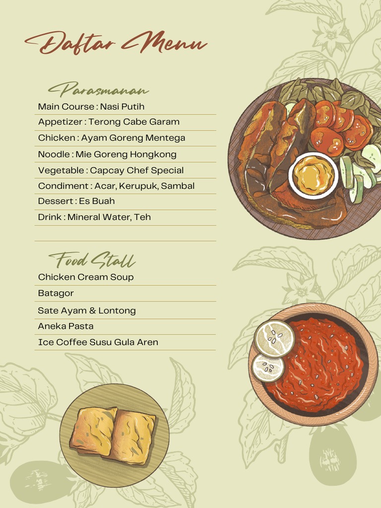 Menu Iftar | PDF