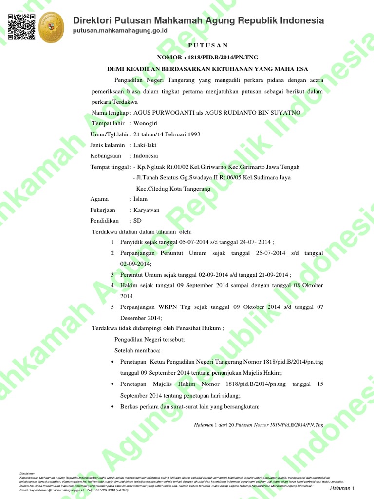 Putusan | PDF
