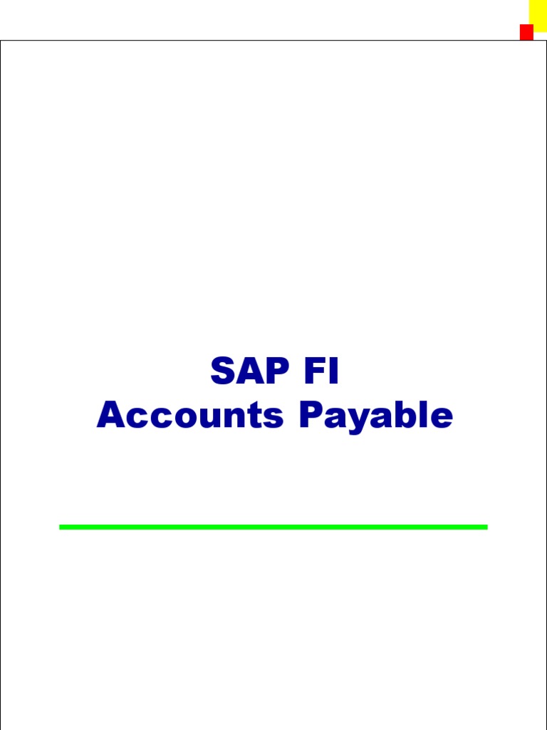 SAP Accounts Payable Process Overview | PDF | Accounts Payable | Invoice