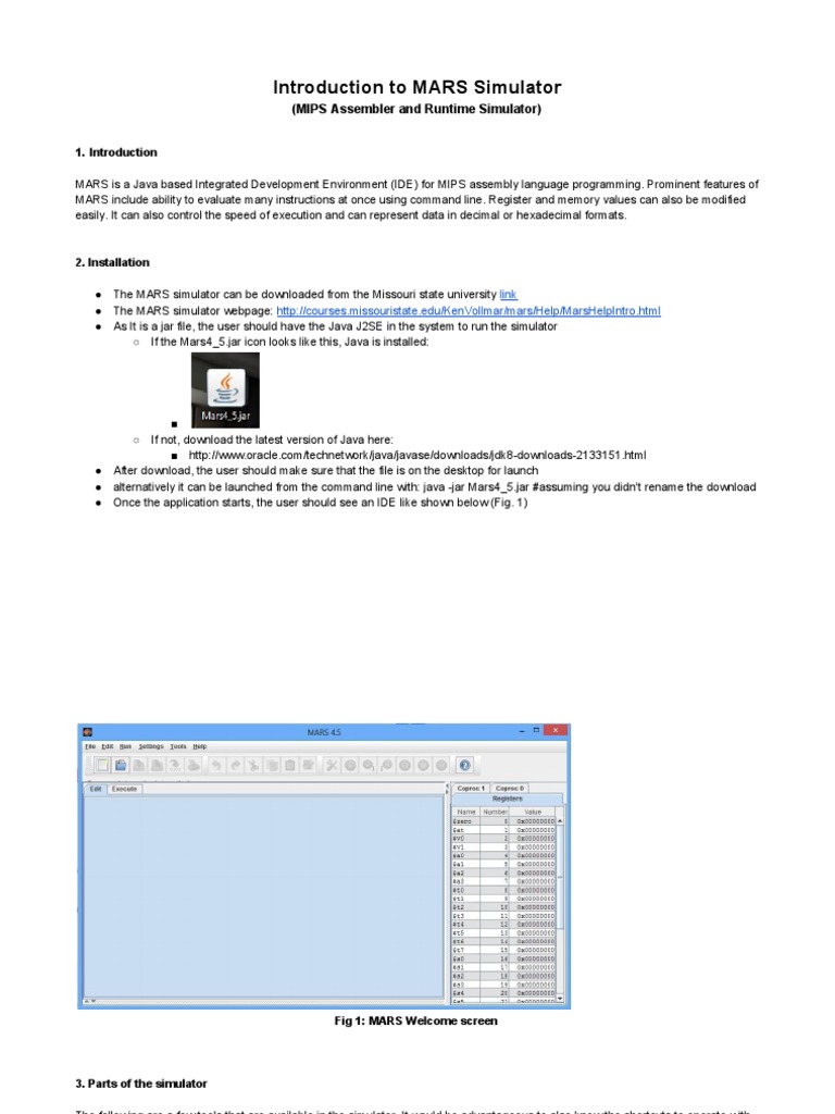 MARS Simulator | PDF | String (Computer Science) | Computer Program
