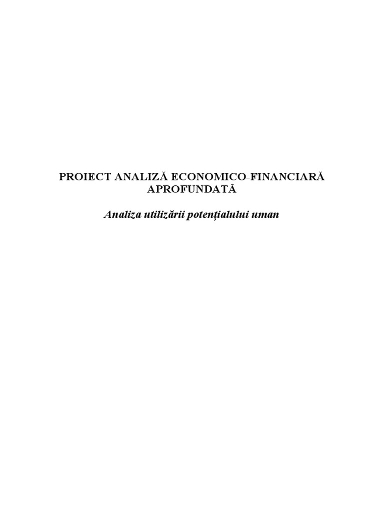 Proiect AEFA | PDF