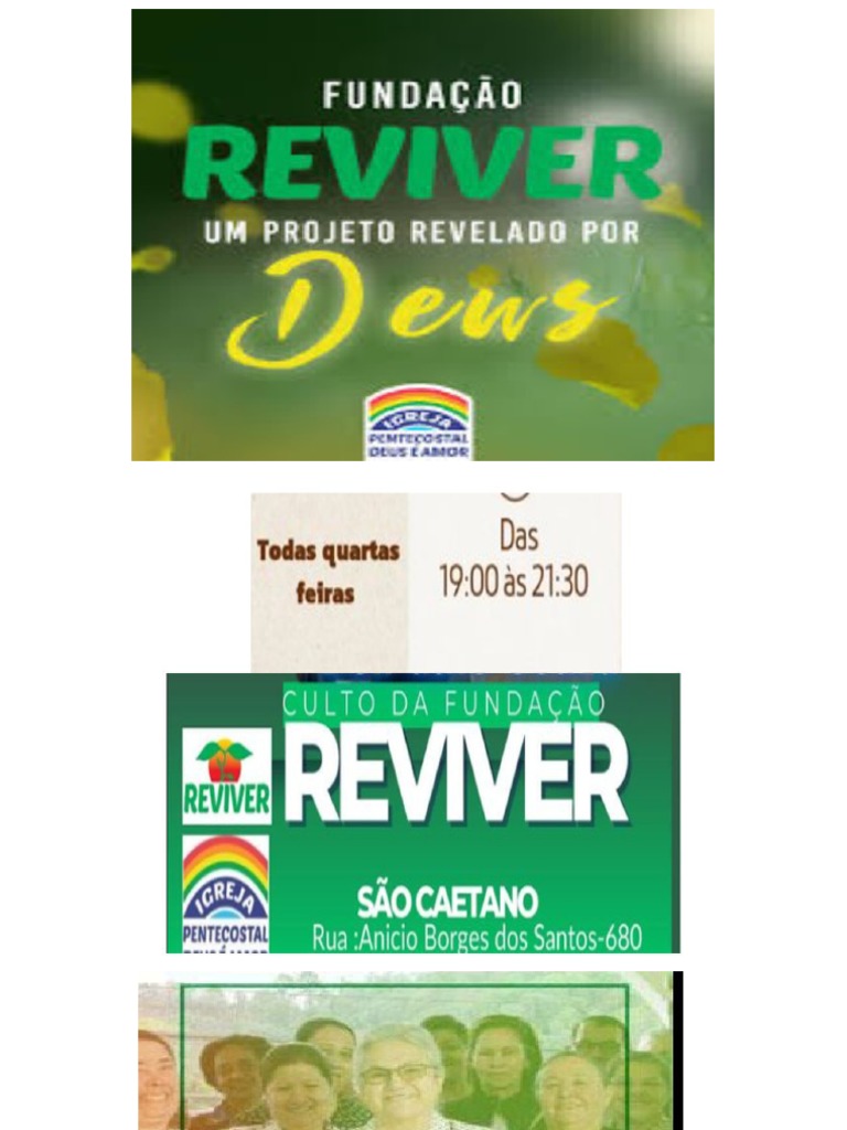 Homenagem Da Fundação Reviver | PDF