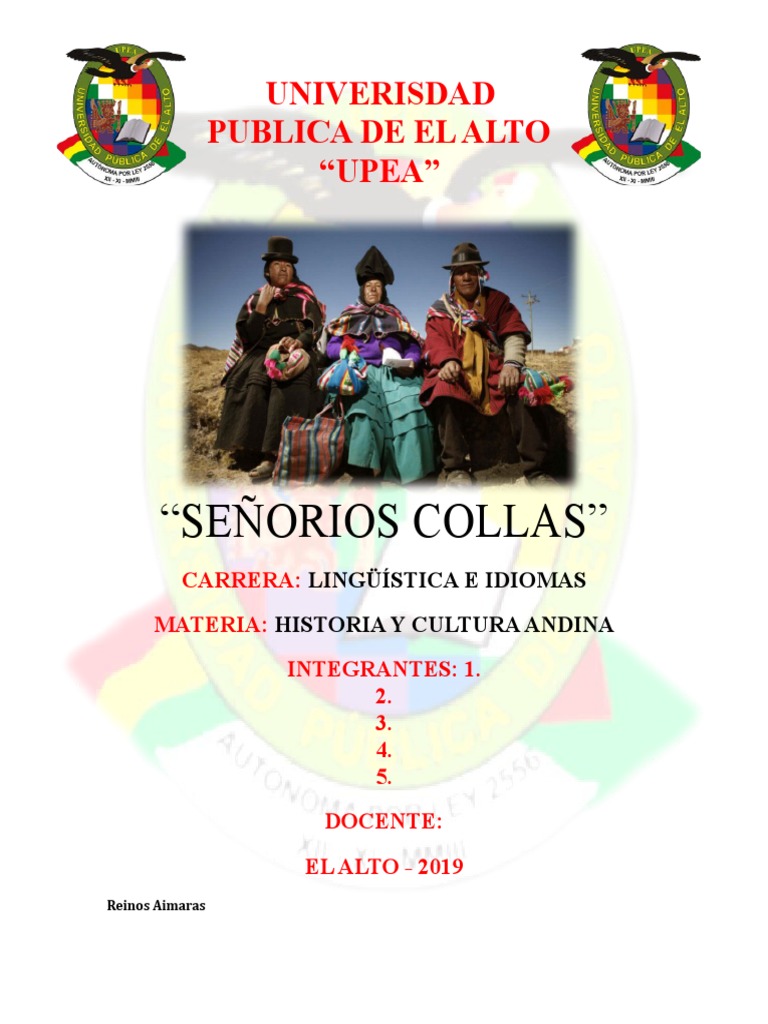 Reinos_collas | PDF | Perú | América del Sur