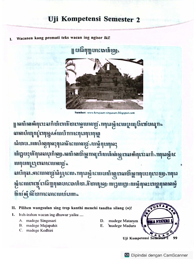 Uji Kompetensi Sem 4 | PDF