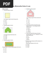 Soal Matematika Kelas 4 Diagram Gambar Dan Diagram Batang | PDF