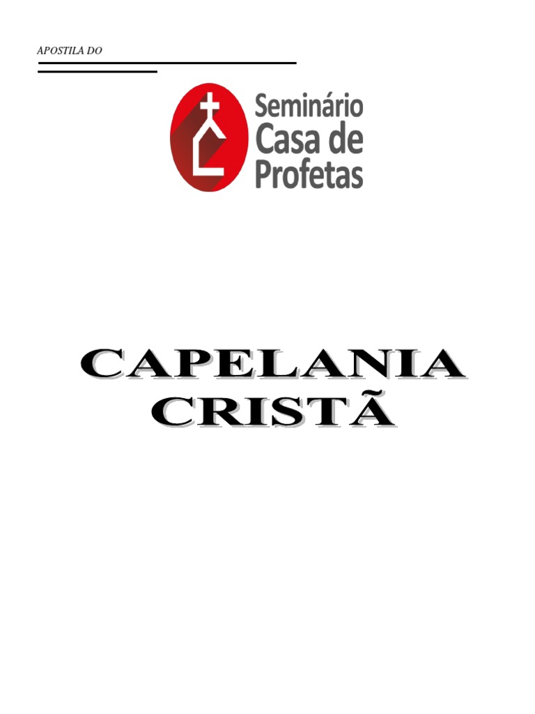 Apostila Capelania Crista Final | PDF | Amor | Morte