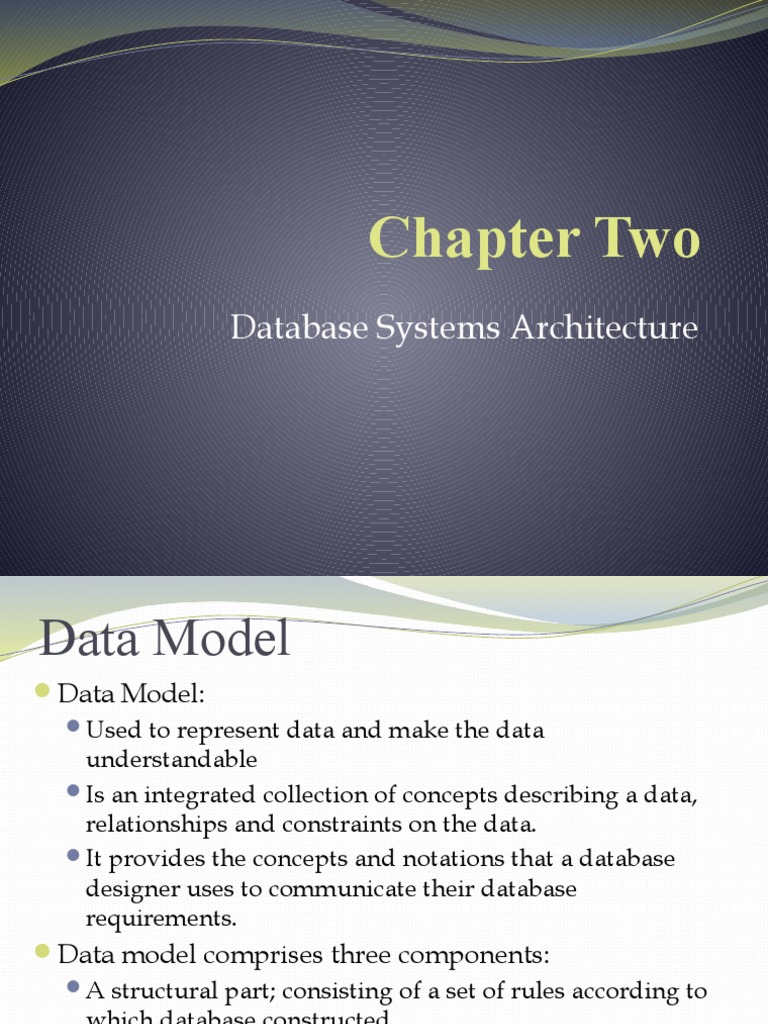 Chapter 2 - Data Base | PDF | Databases | Relational Model