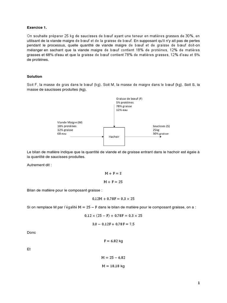 Correction Exercices TD1 Et 2 | PDF | Transfert thermique | Capacité thermique