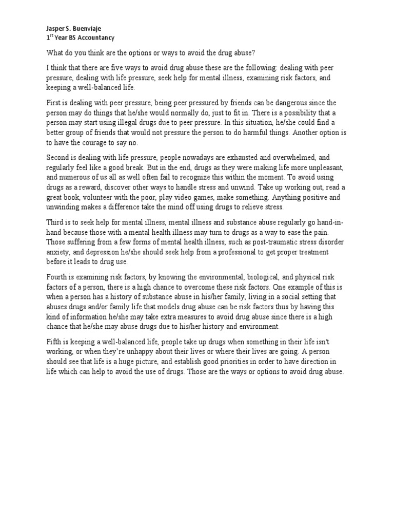 Assignment 2 PE | PDF | Mental Disorder | Substance Abuse